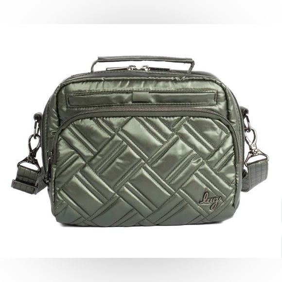 lug | Bags | Lug Ranger Mini Crossbody Bag In Metallic Olive | Poshmark
